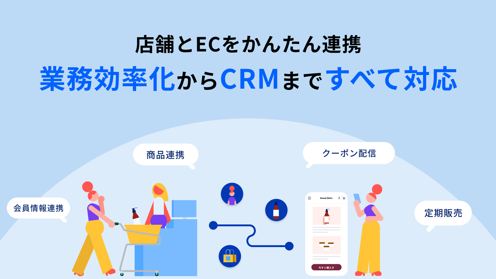 ecforce OMOアプリ｜店舗とECをかんたん連携 業務効率化からCRMまですべて対応｜スマレジ・アプリマーケット